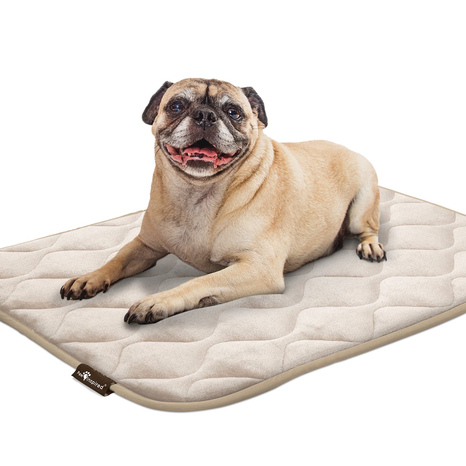 Padded Fleece Crate Mats for Standard Size Dog Kennels | Paw Inspired®