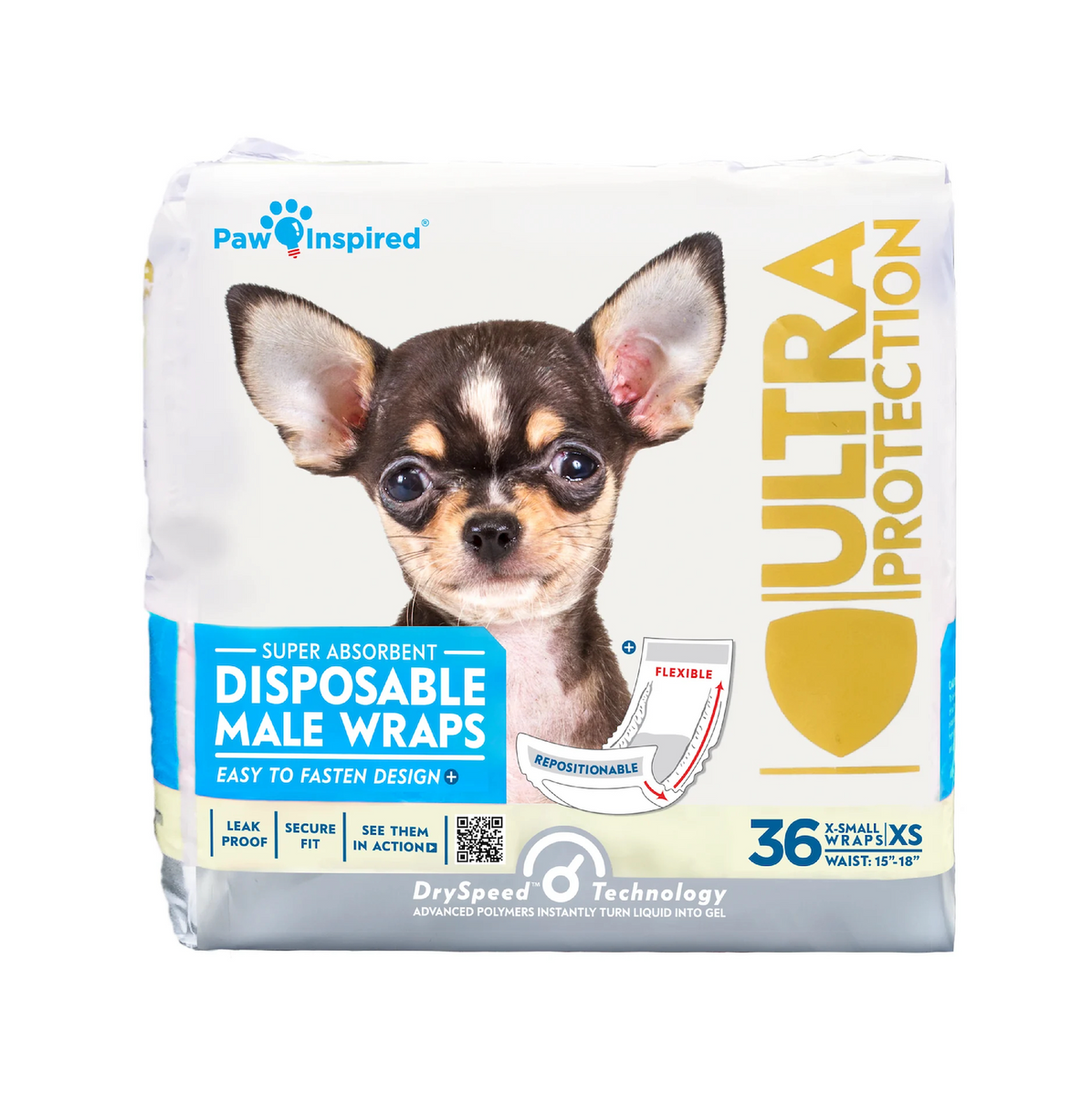 Disposable Male Wraps – Paw Inspired